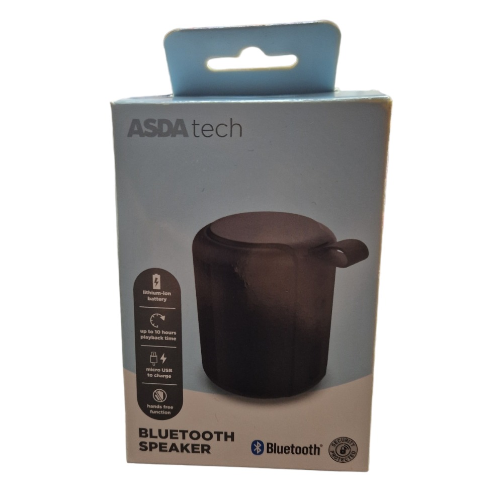 Pre-owned Asda Tech Bluetooth Speaker - Own4Less